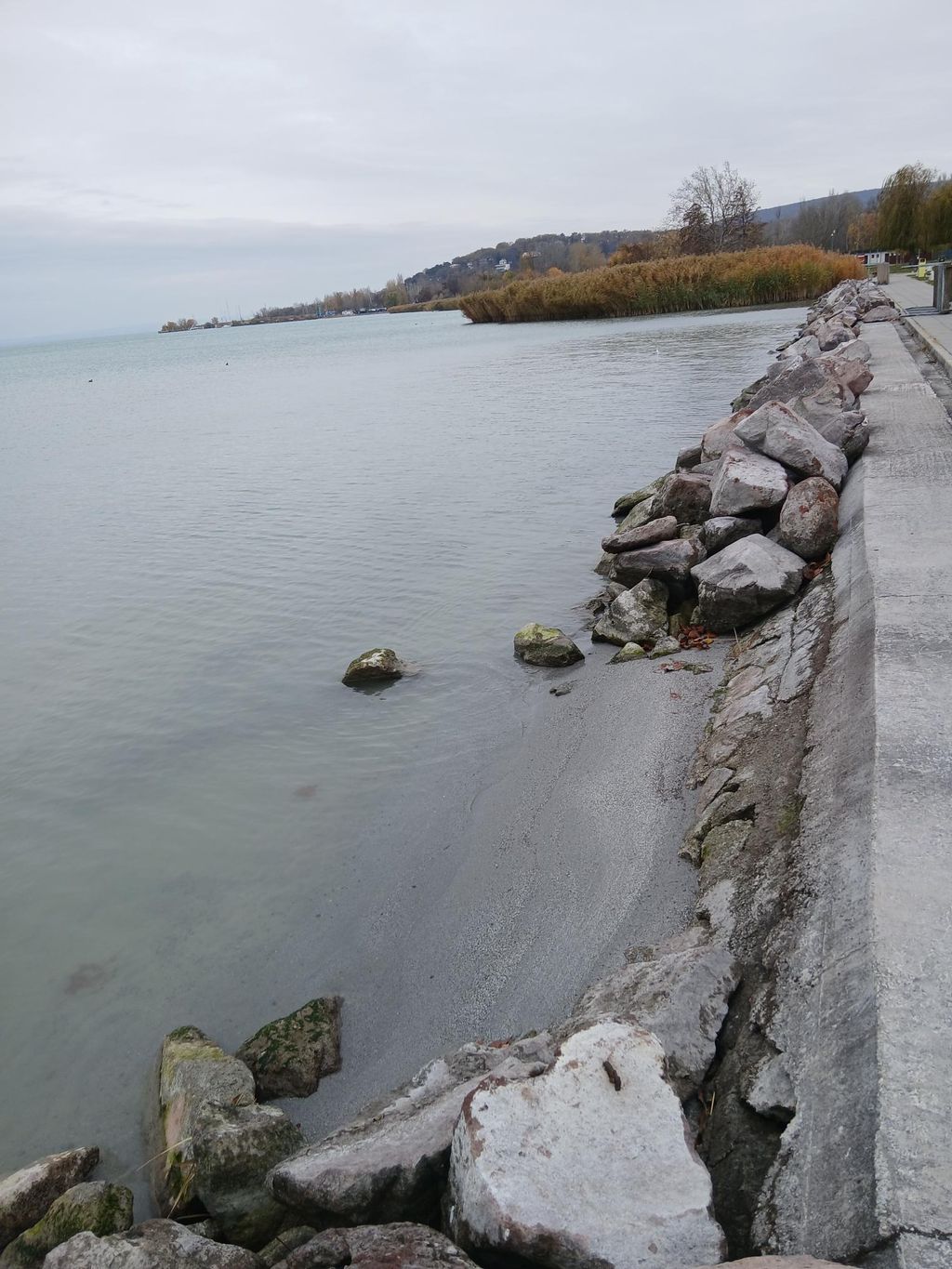 Balaton vízállása: stabil, de alacsony az északi parton is