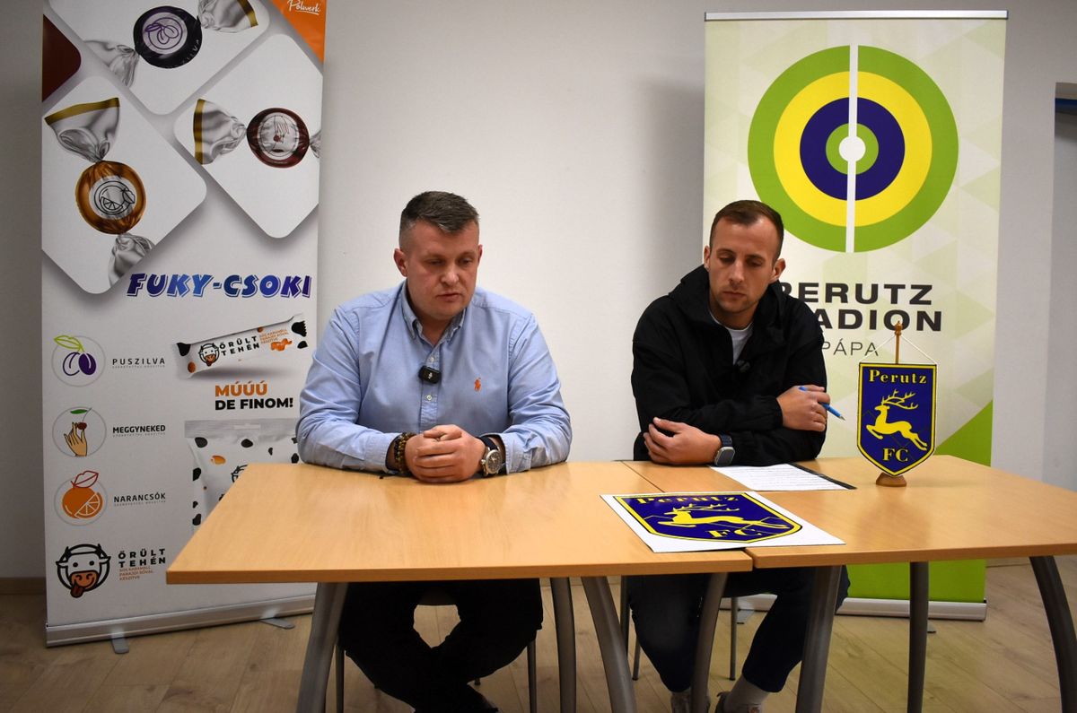 Perutz FC Pápa - Jurik Patrik az új vezetőedző